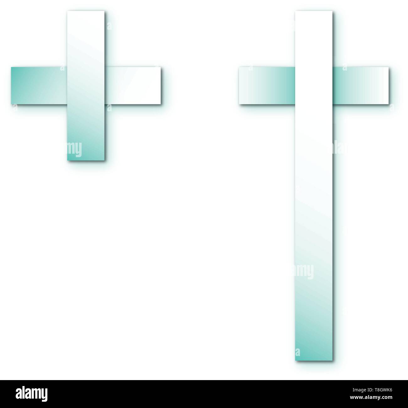 Gradient green plus cross sign X symbol Stock Vector Image & Art - Alamy