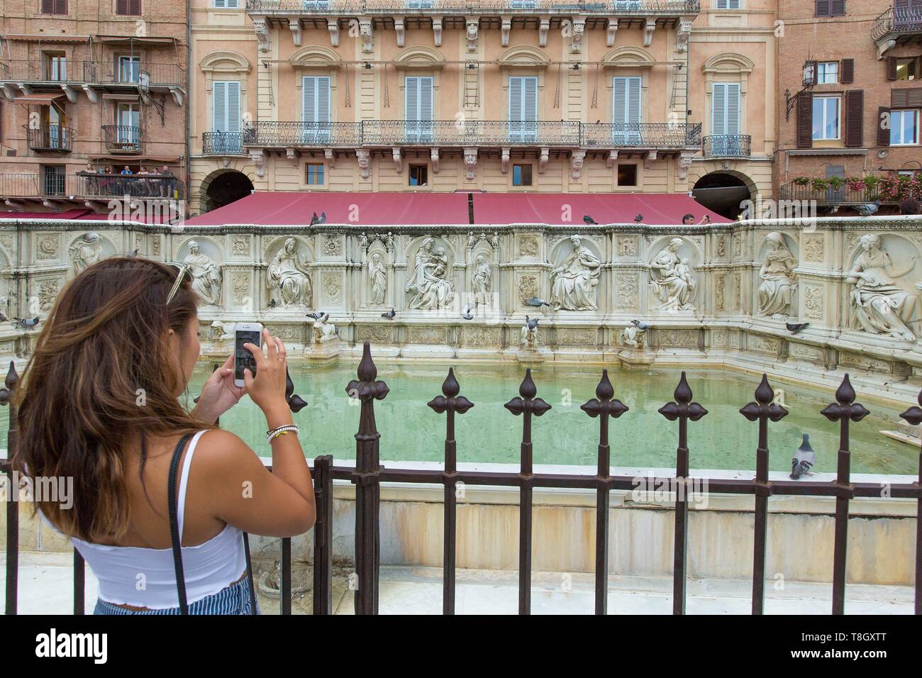 Italy, Tuscany, Sienna, historical center listed as World Heritage by ...