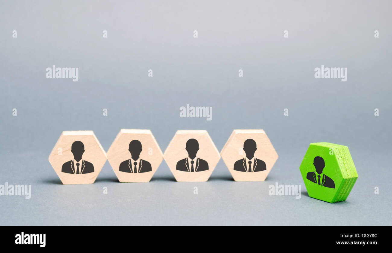 Businessman following leader hi-res stock photography and images - Alamy