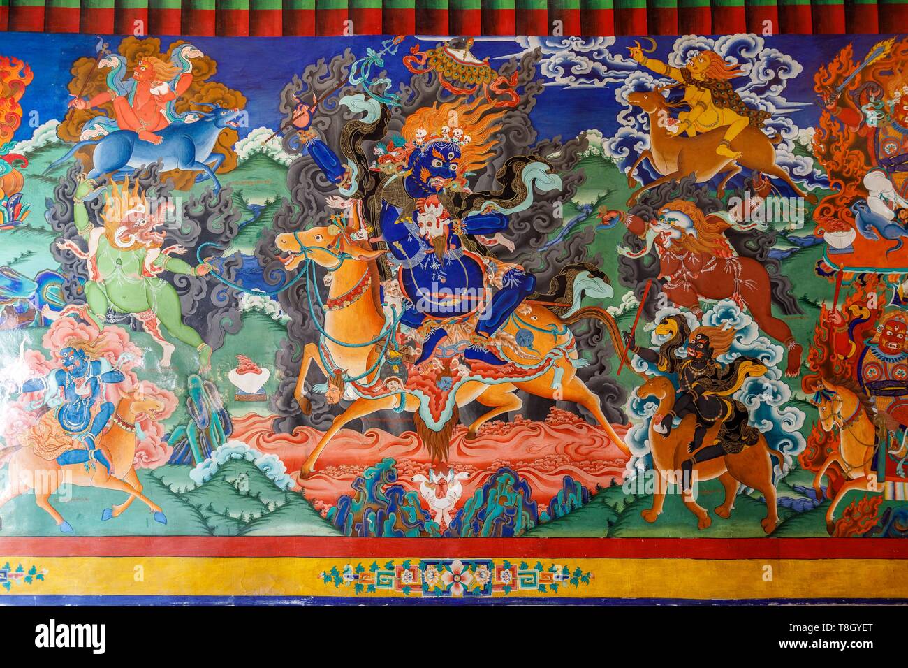 India, state of Jammu and Kashmir, Himalaya, Ladakh, Indus valley ...