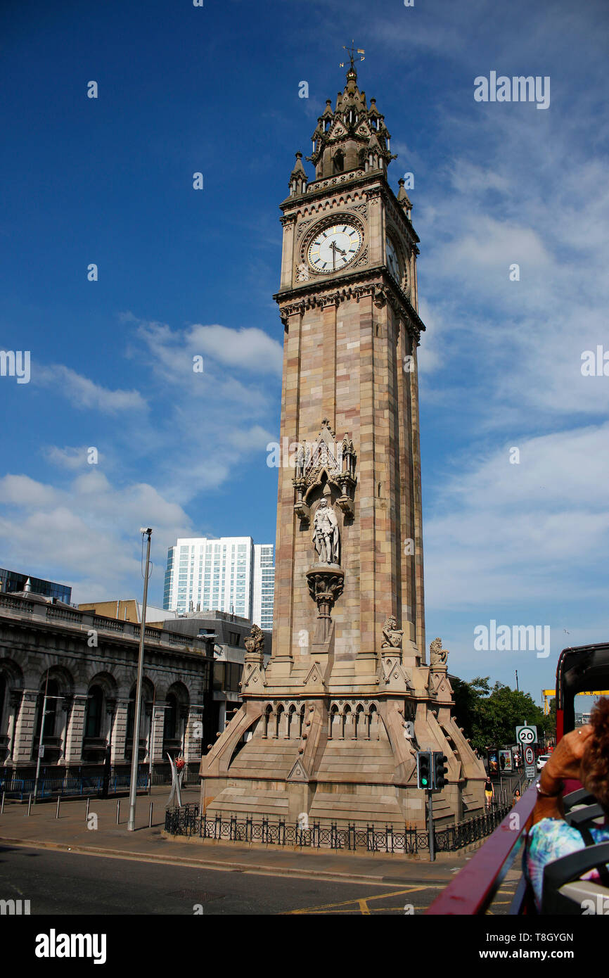 Albert Memorial Clock Tower, Belfast, Nordirland/ Northern Ireland (nur ...