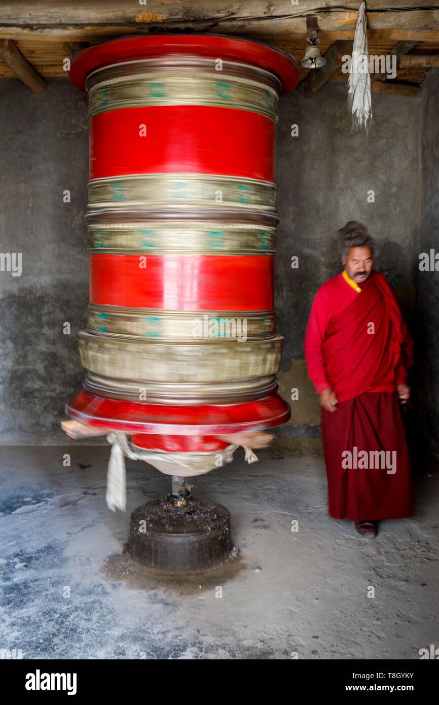 India, state of Jammu and Kashmir, Himalaya, Ladakh, Gompa (monastery ...