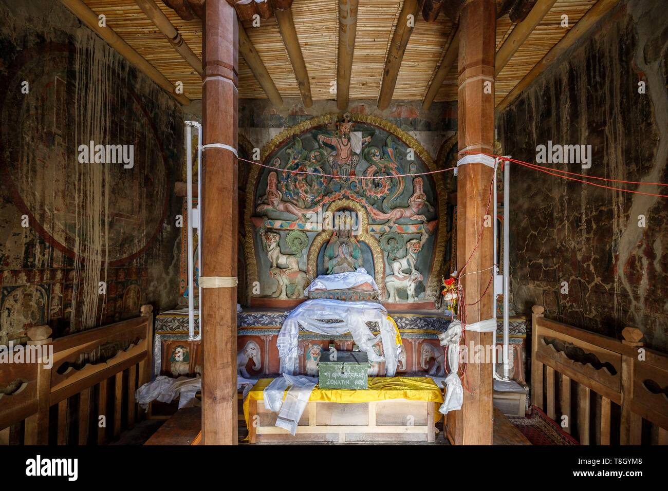 India, state of Jammu and Kashmir, Himalaya, Ladakh, Lamayuru Gompa ...