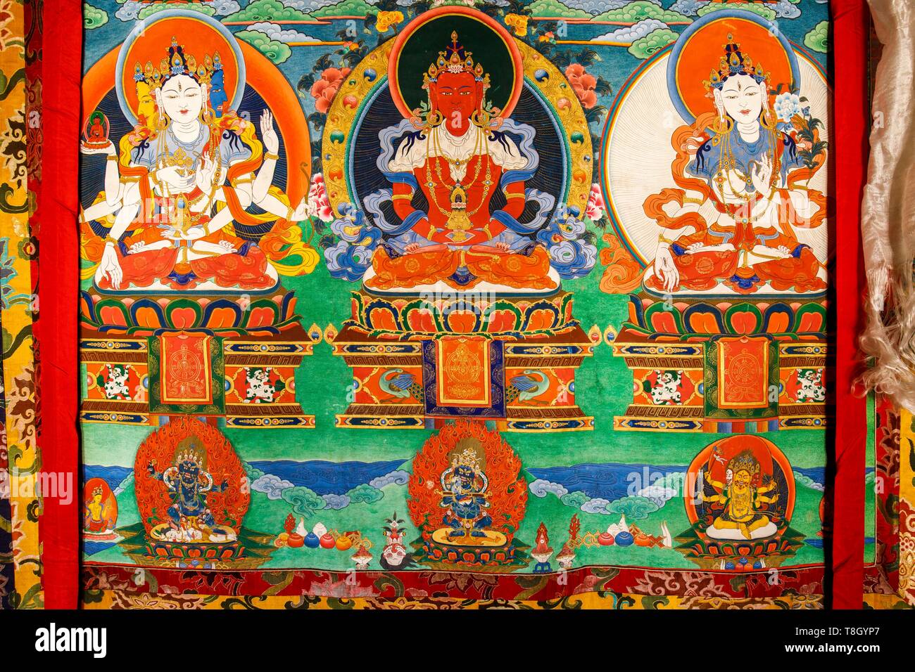 India, state of Jammu and Kashmir, Himalaya, Ladakh, Indus valley ...