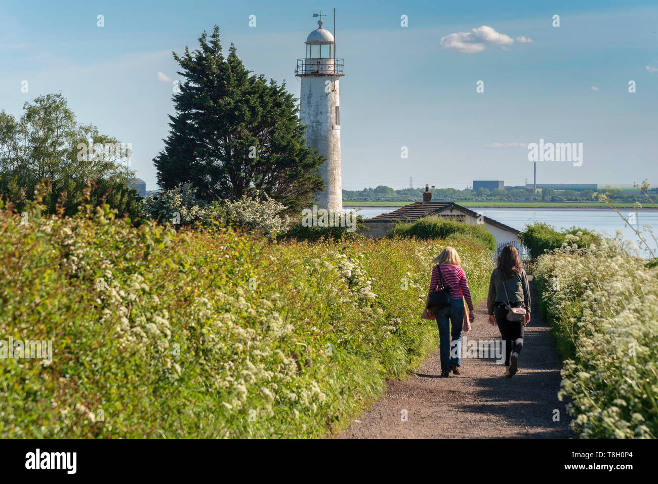 Hale lighthouse. Hale. Merseyside Stock Photo - Alamy