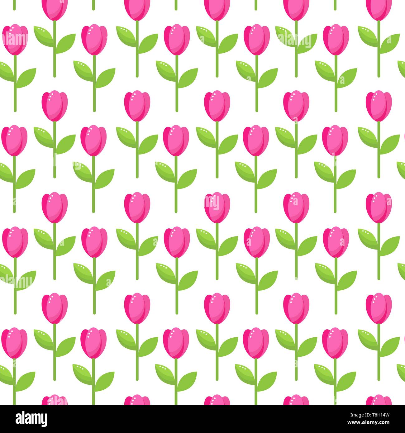 Stylized tulip hi-res stock photography and images - Alamy