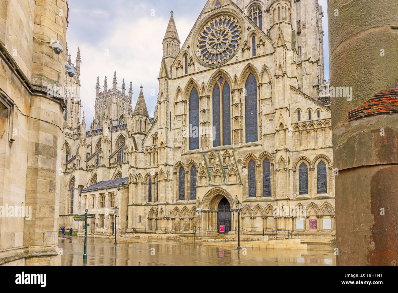 Historic roman column york minster hi-res stock photography and images ...