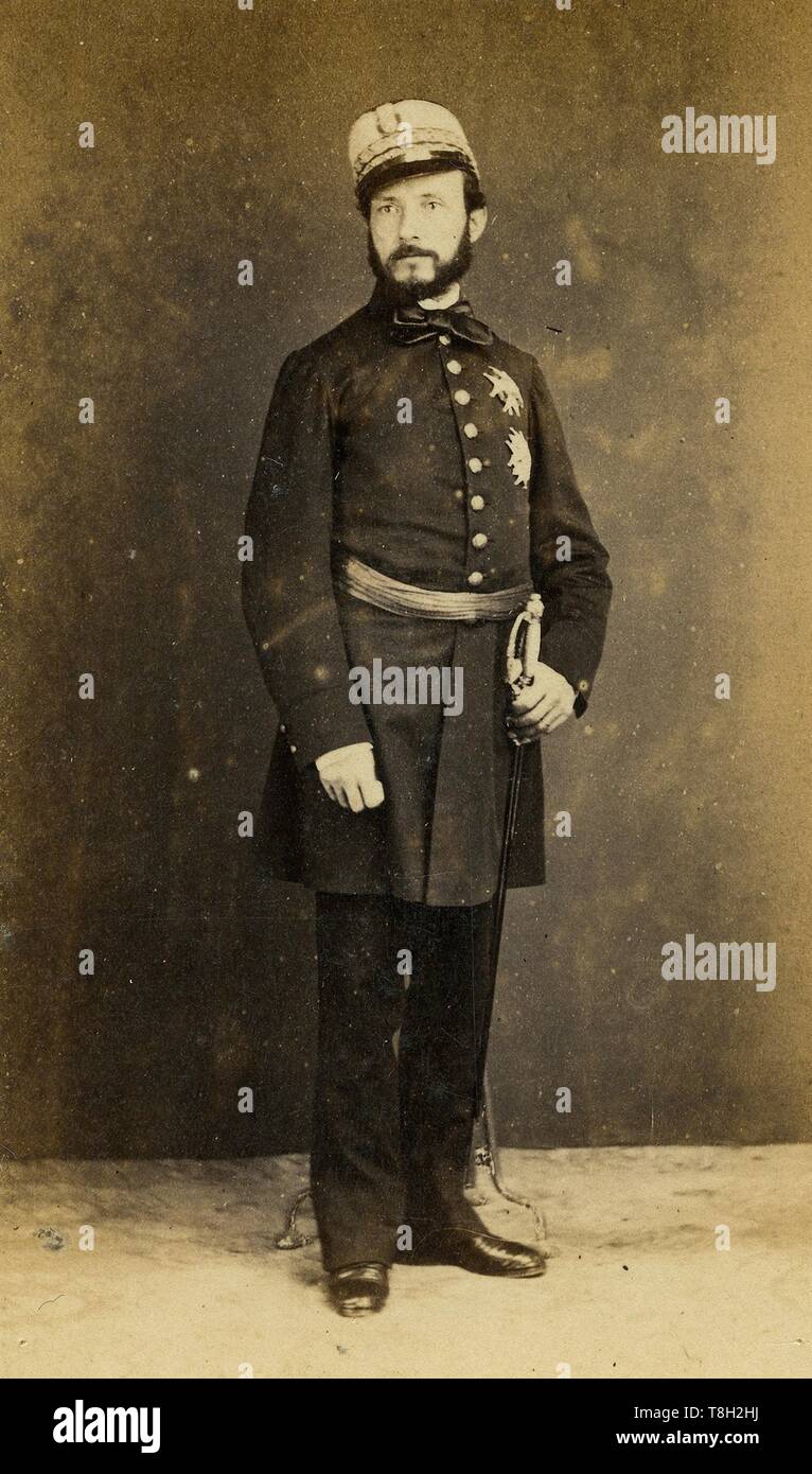 Madrid. Retrato del general Juan Prim Stock Photo - Alamy