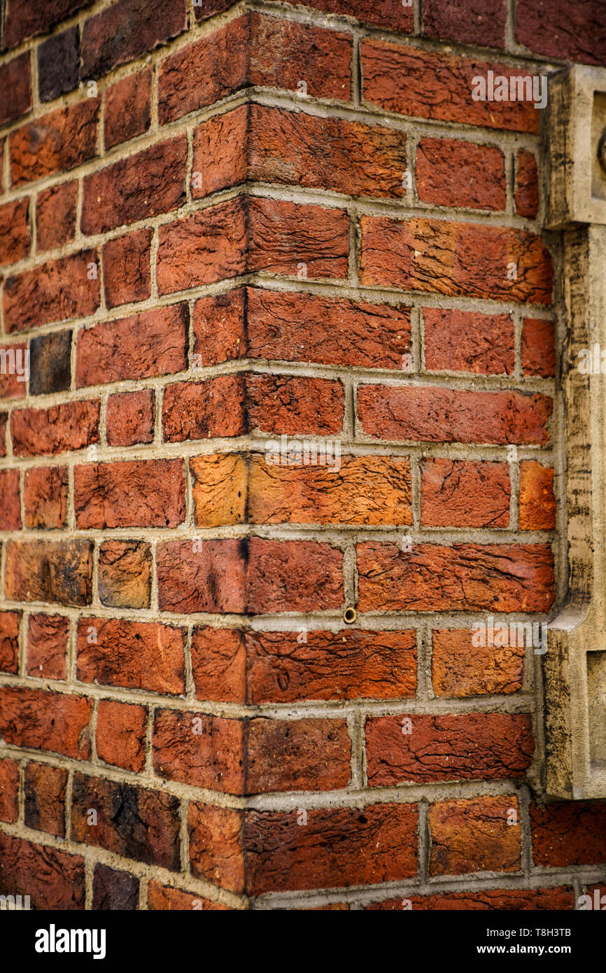 Brick Wall Corner Building