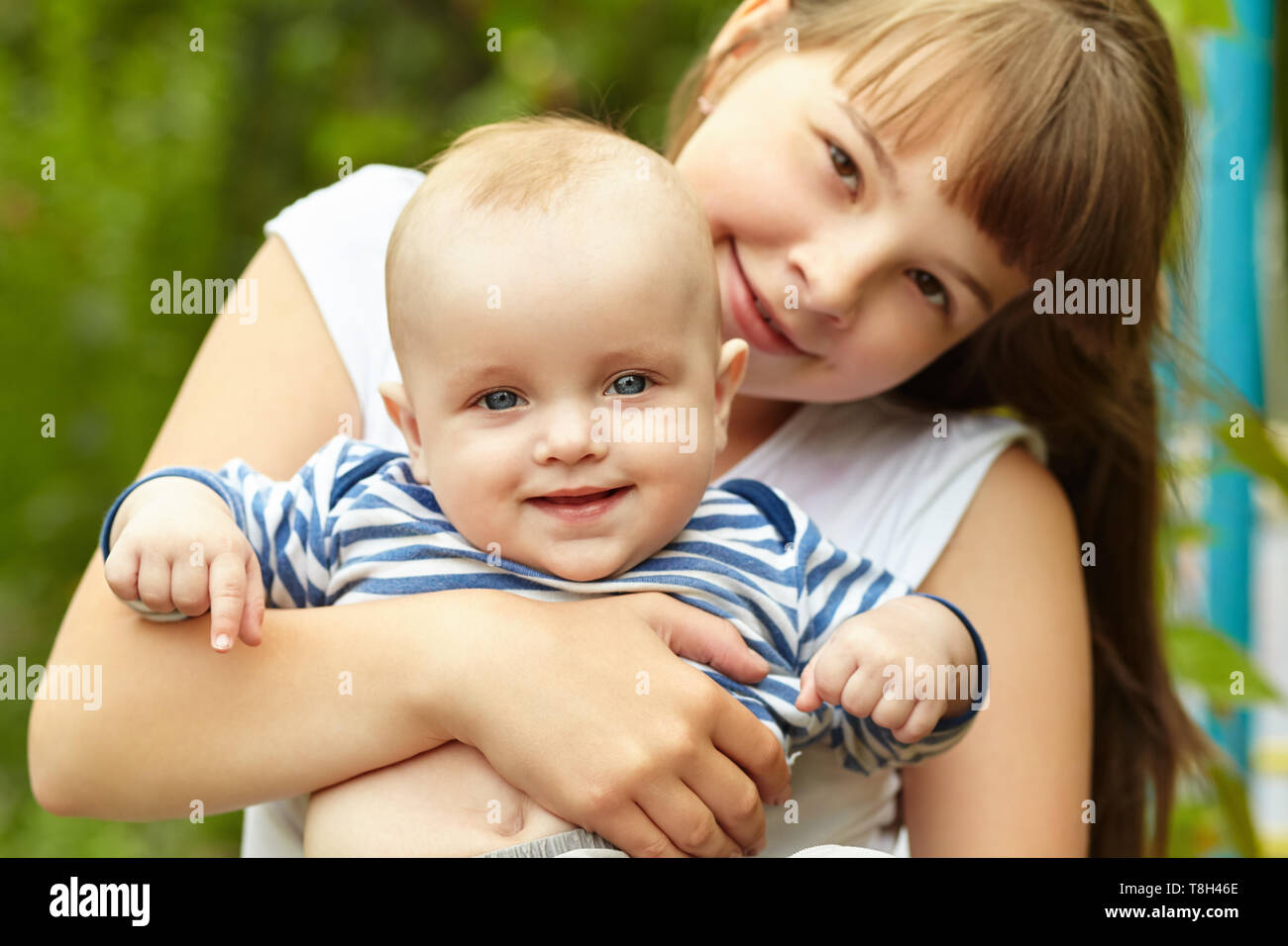 Elder sister sister hi-res stock photography and images - Alamy