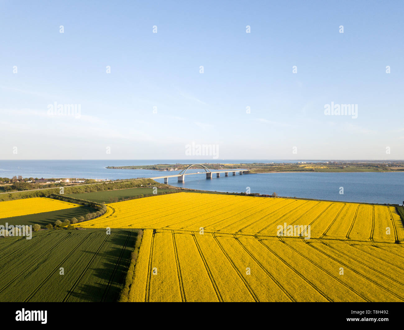 Fehmarn Bridge Aerial View Stock Photo - Alamy