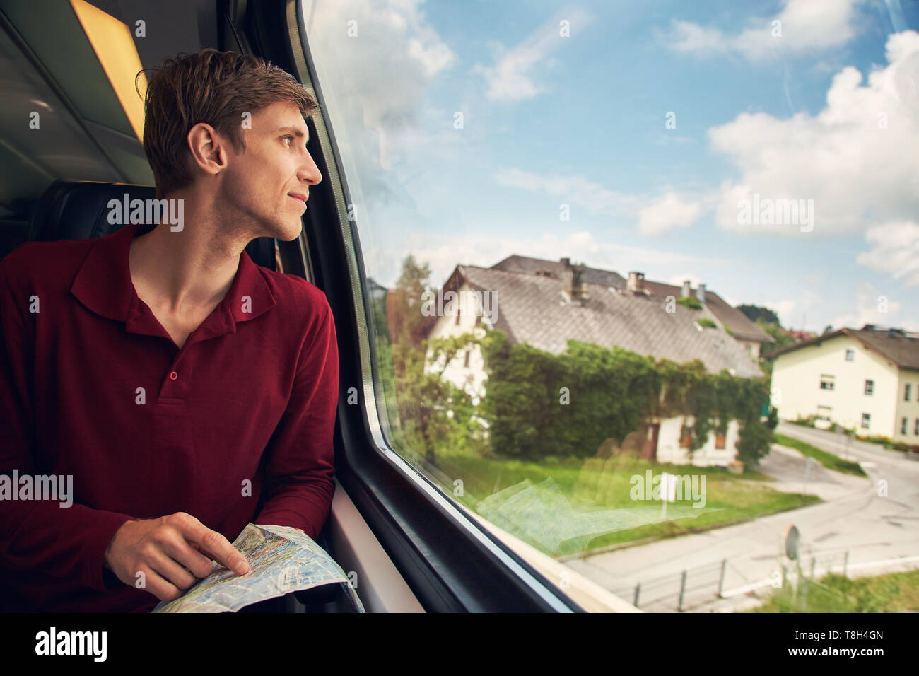 Using a road map hi-res stock photography and images - Alamy