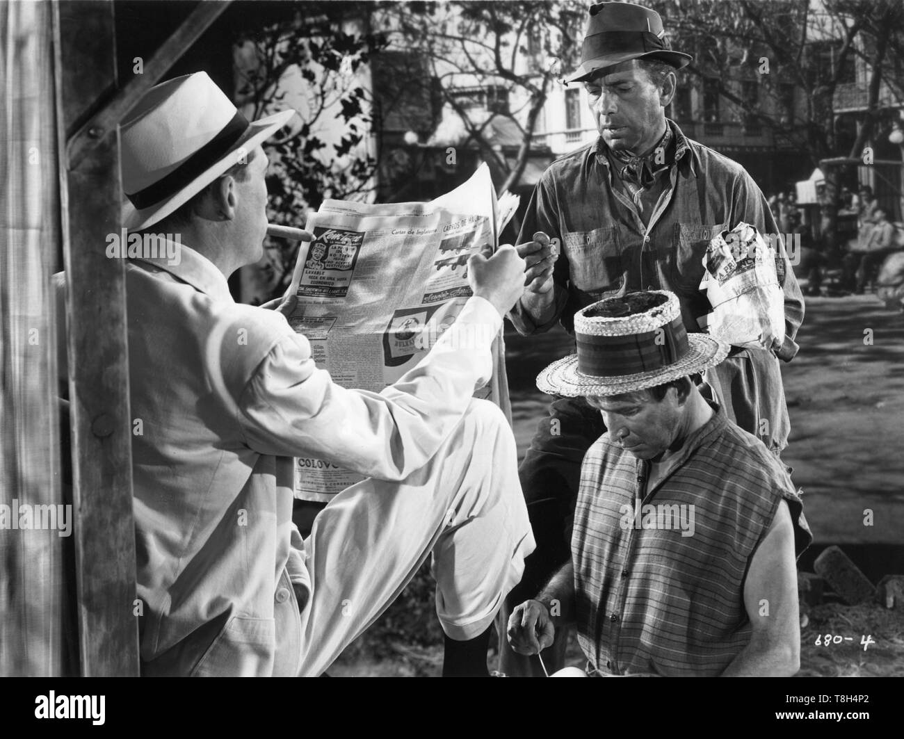 Humphrey Bogart as Fred C. Dobbs John Huston as American in Tampico THE ...
