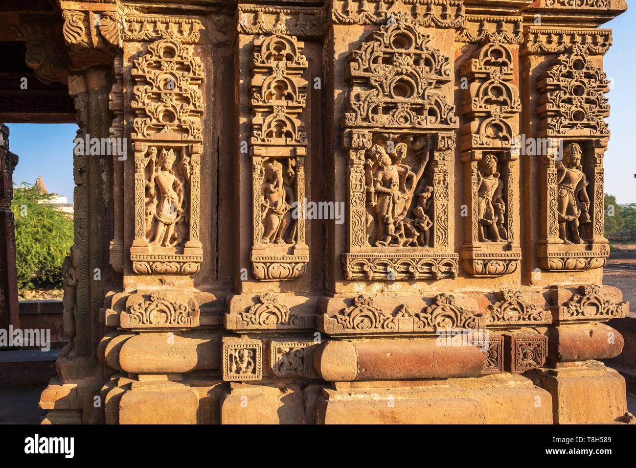 India, Rajasthan, Osiyan (or Osian), gateway to the Thar desert ...