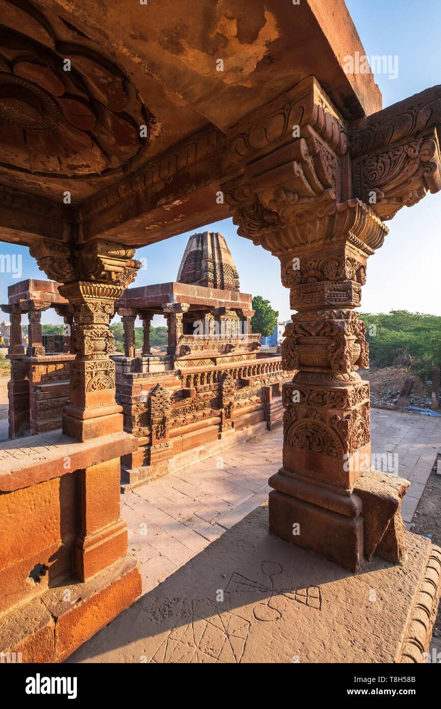 India, Rajasthan, Osiyan (or Osian), gateway to the Thar desert ...