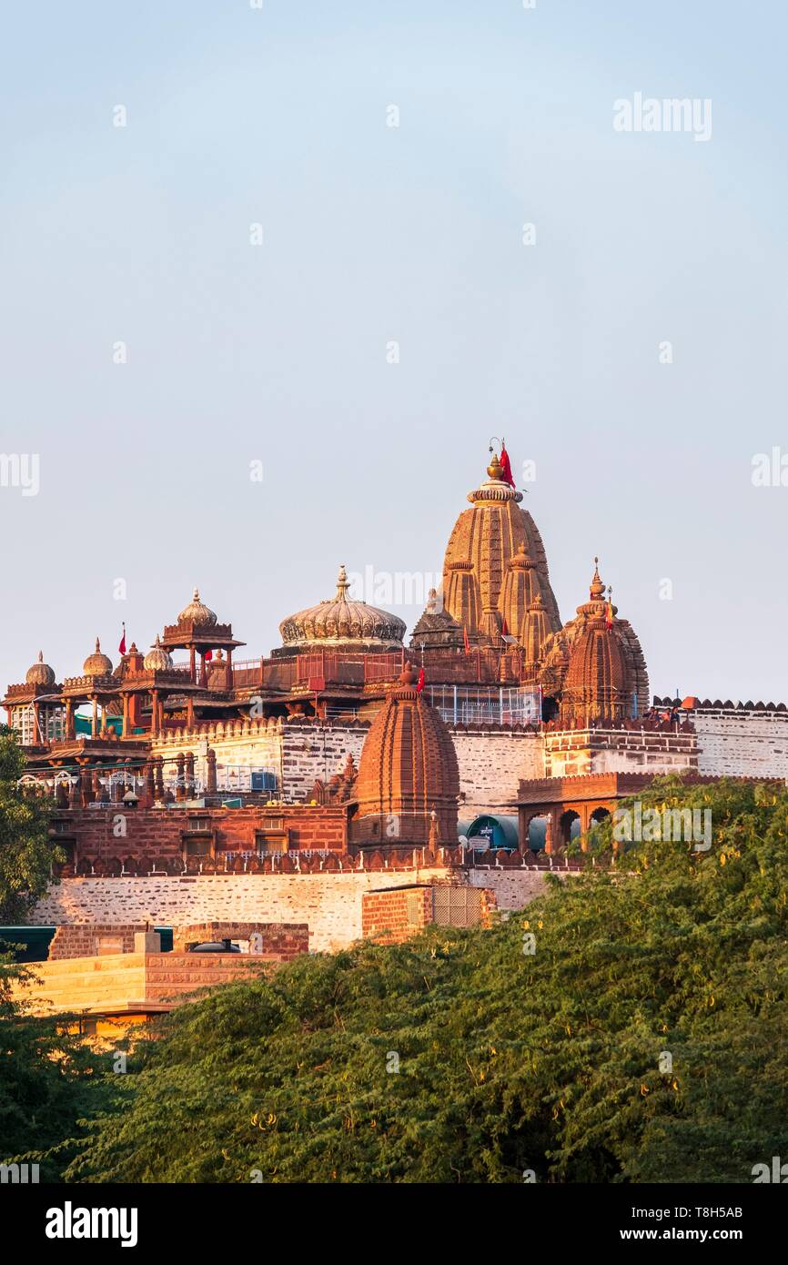 India, Rajasthan, Osiyan (or Osian), gateway to the Thar desert ...