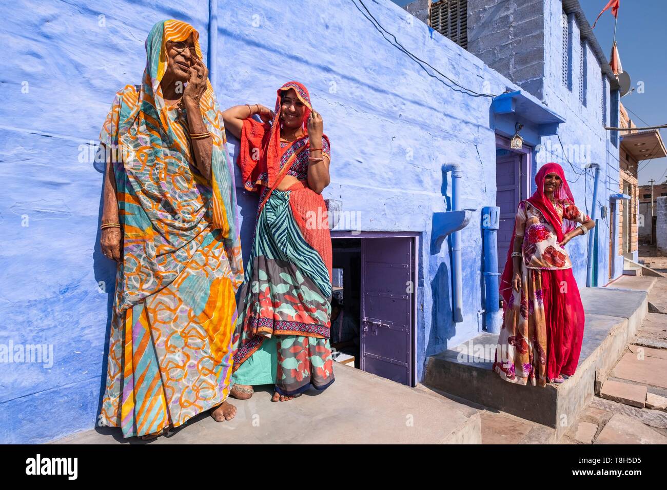 India, Rajasthan, Osiyan (or Osian), gateway to the Thar desert Stock ...