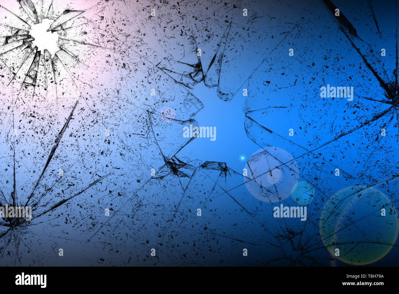 Broken glass texture. Realistic cracked glass effect, concept element ...
