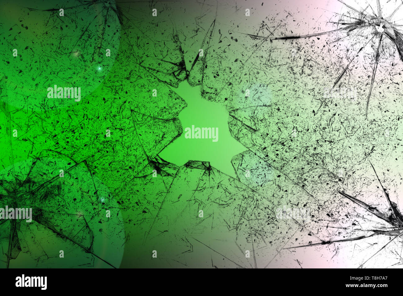 Broken glass texture. Realistic cracked glass effect, concept element ...