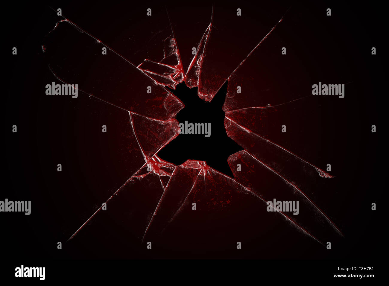 Broken glass texture. Realistic cracked glass effect, concept element ...