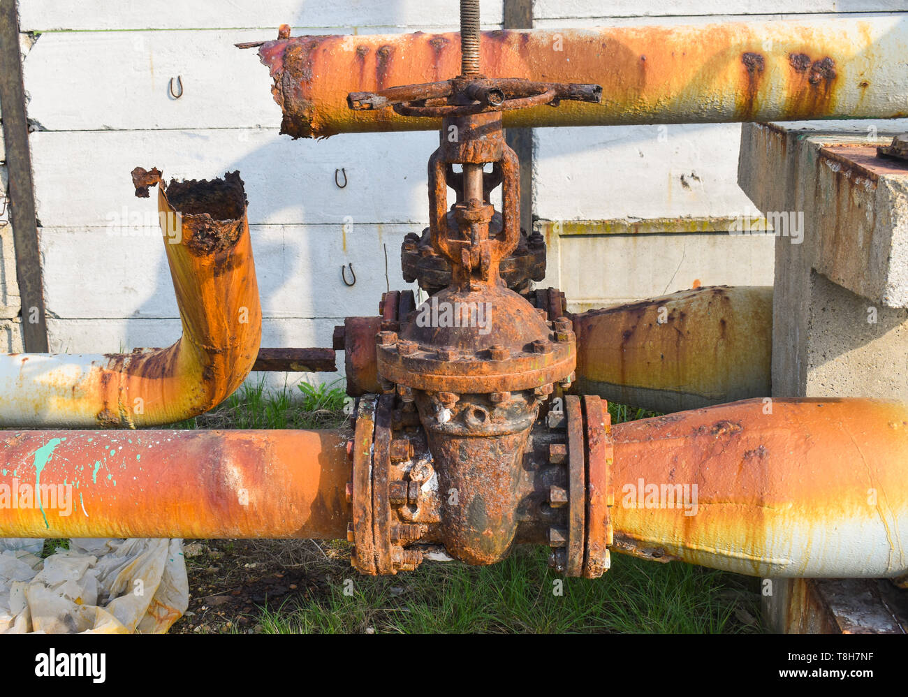 Corroded Pipes High Resolution Stock Photography and Images - Alamy