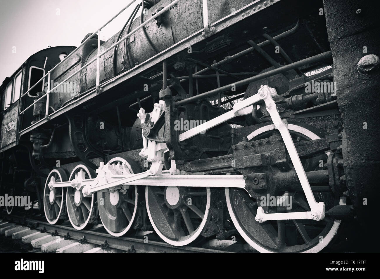 Steam locomotive parts hi-res stock photography and images - Alamy