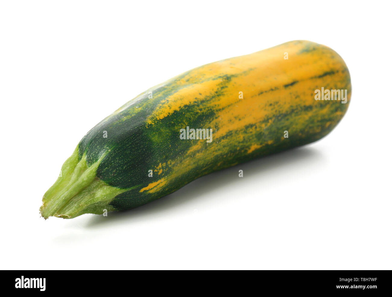 Fresh zucchini on white background Stock Photo - Alamy