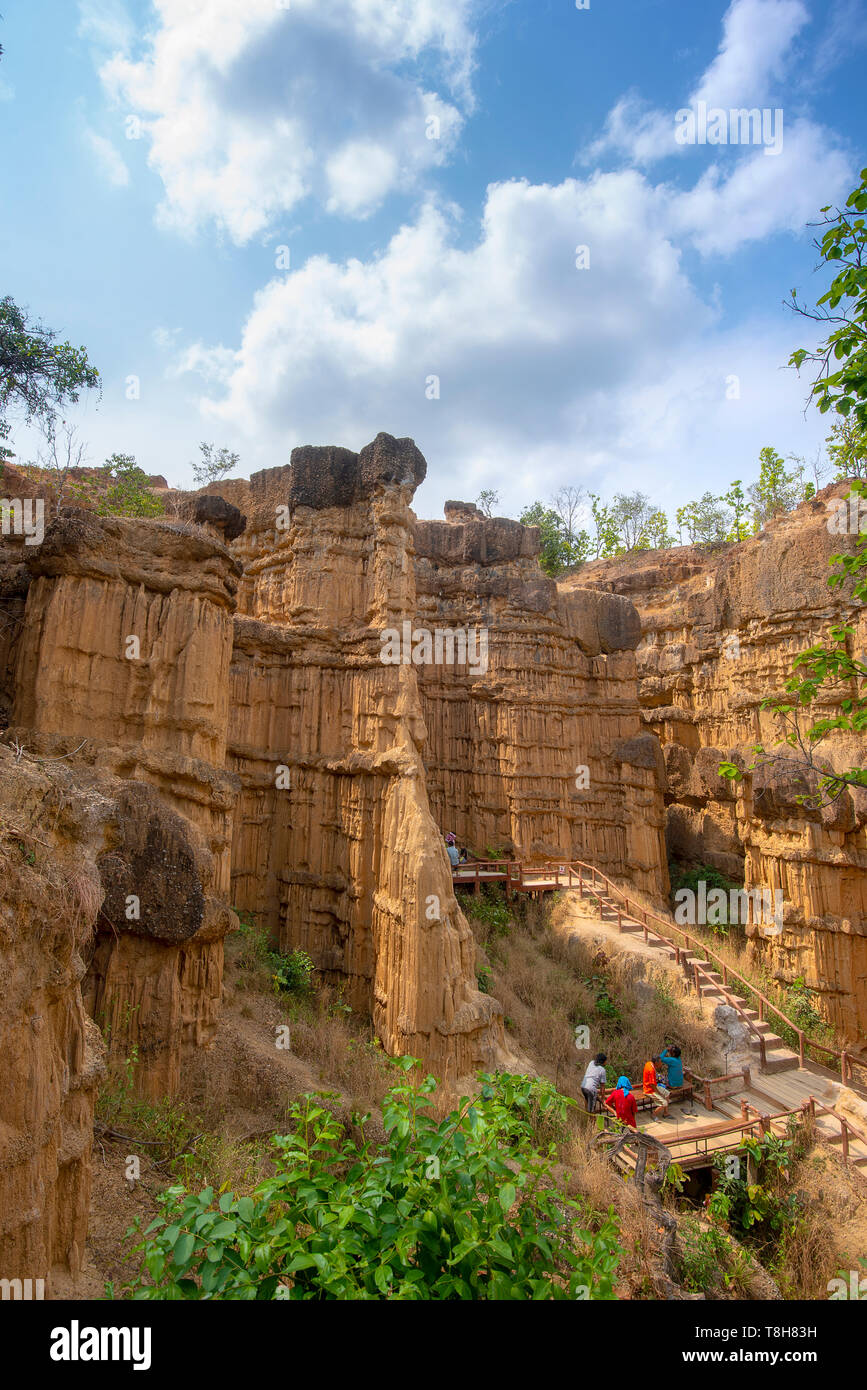 Pha Chor Canyon, the Gradn Canyon of Chiang Mai, Thailand Stock Photo ...