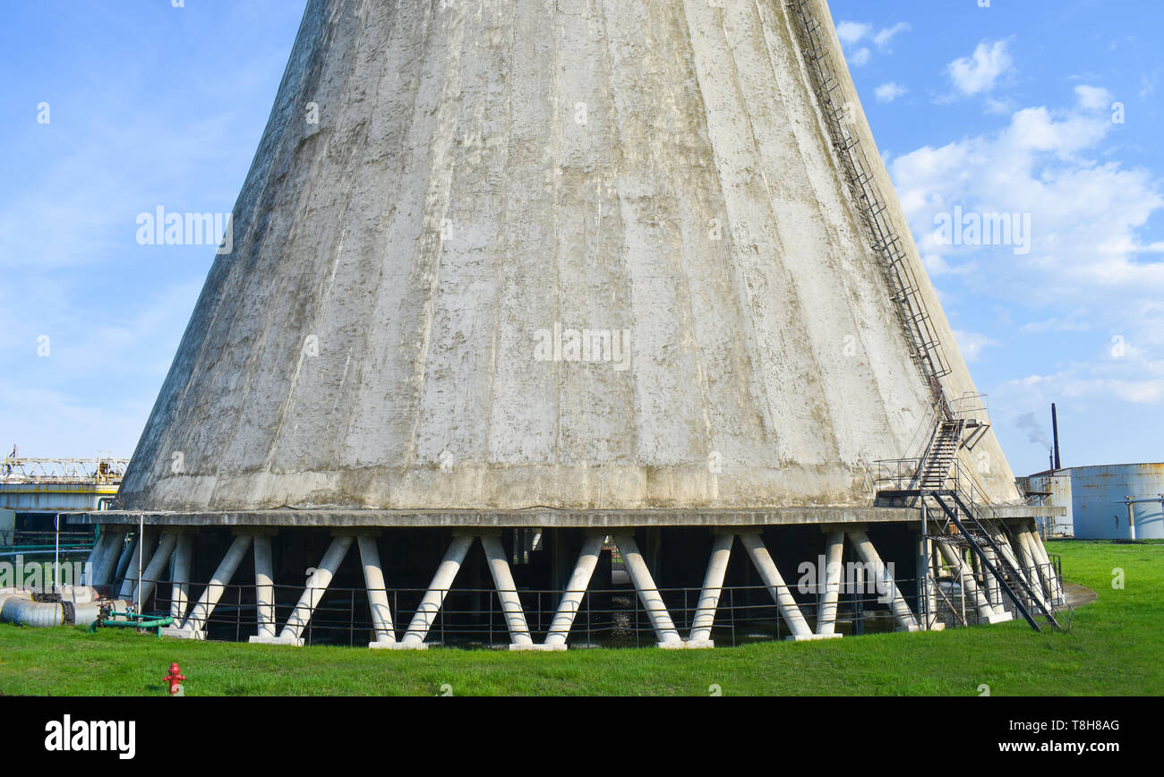 Close-up view of chemical plant furnace Stock Photo - Alamy