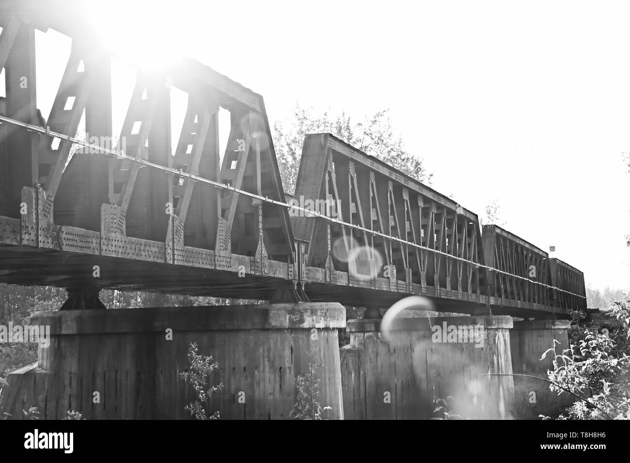 Alaskan railway Black and White Stock Photos & Images - Alamy