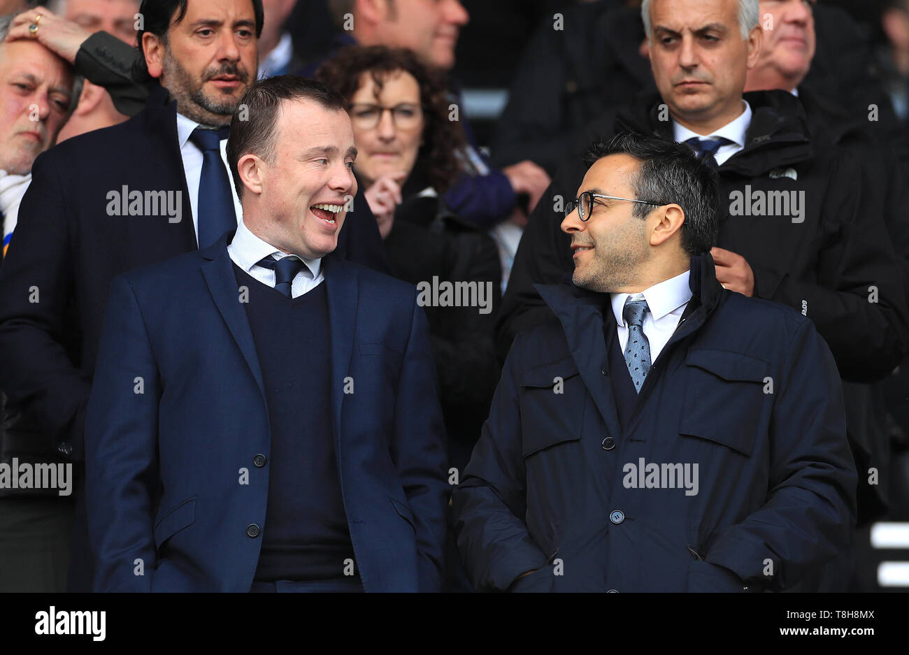 Leeds United owner Andrea Radrizzani (right) and Managing Director ...