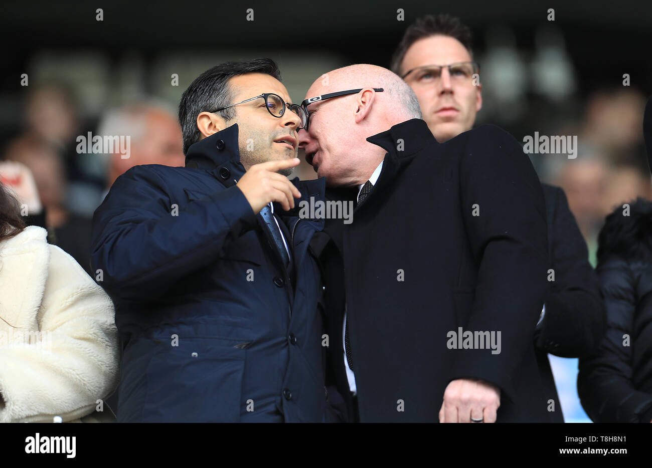 Derby County owner Melvyn Morris and Leeds United owner Andrea ...