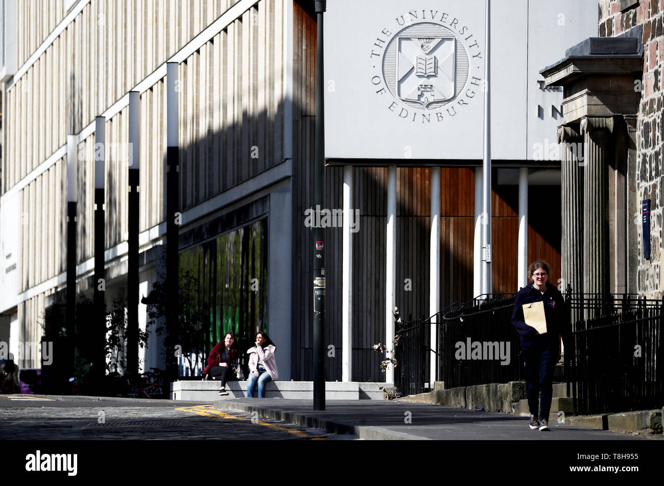 University of Edinburgh's George Square campus, Edinburgh Stock Photo ...