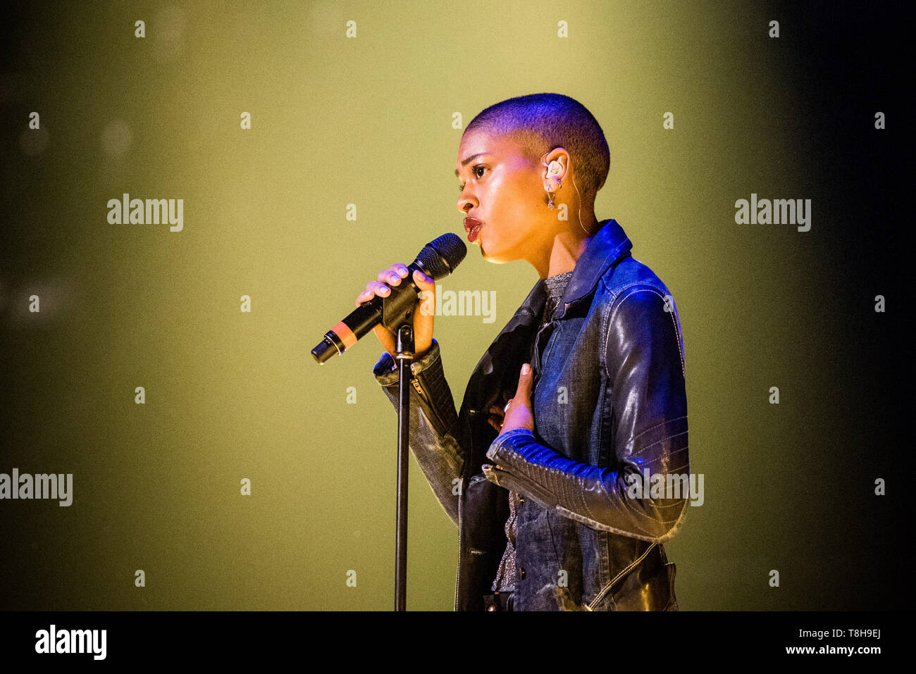 The Nigerian-American singer Annahstasia Enuke performing live on stage ...