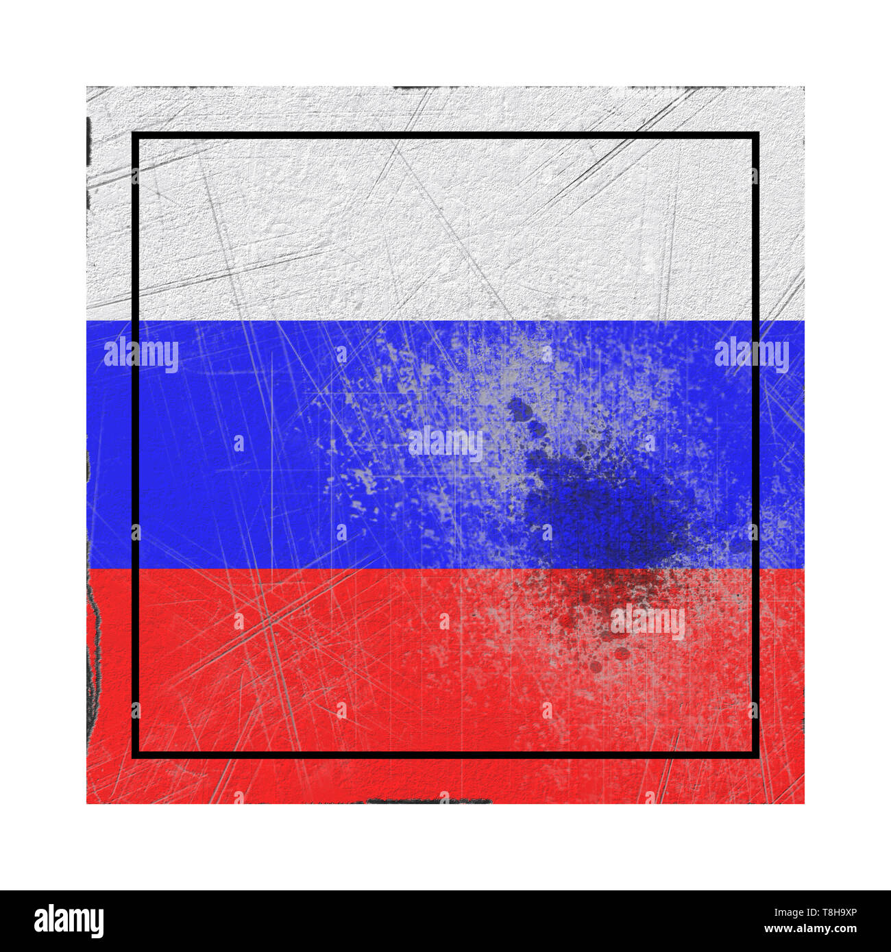 Vintage russian flag Cut Out Stock Images & Pictures - Alamy