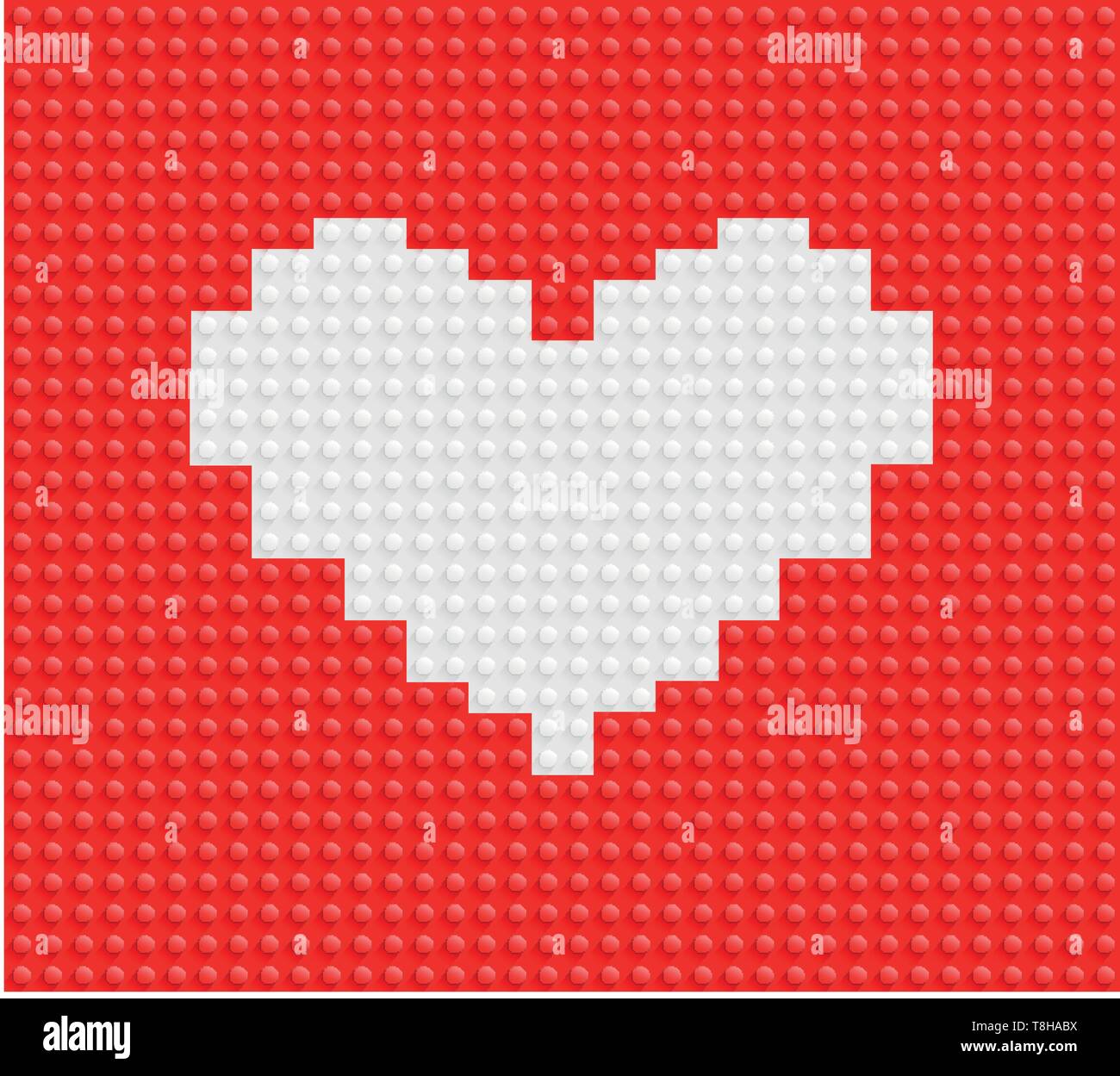 building blocks heart Stock Vector Image & Art - Alamy