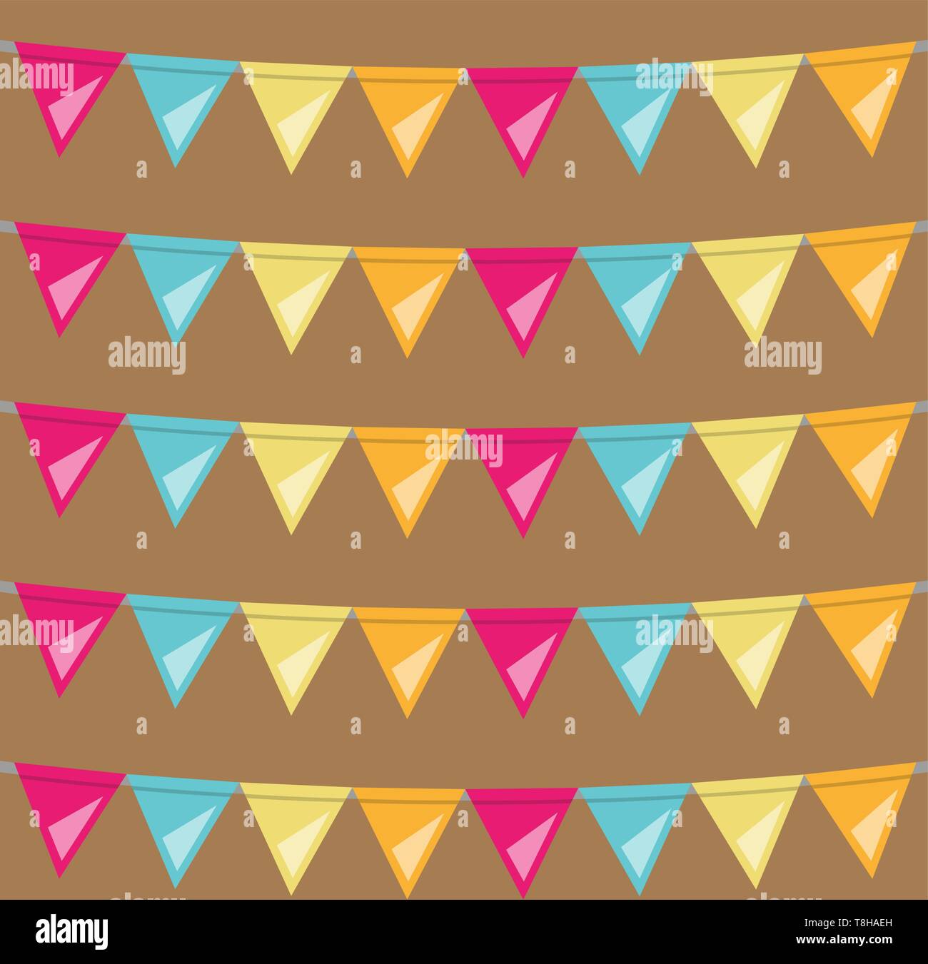 Flags garland hi-res stock photography and images - Alamy