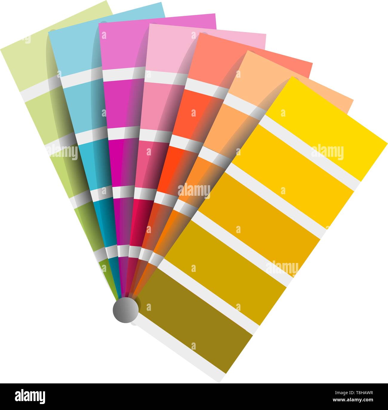 color chart vector Stock Vector Image & Art - Alamy