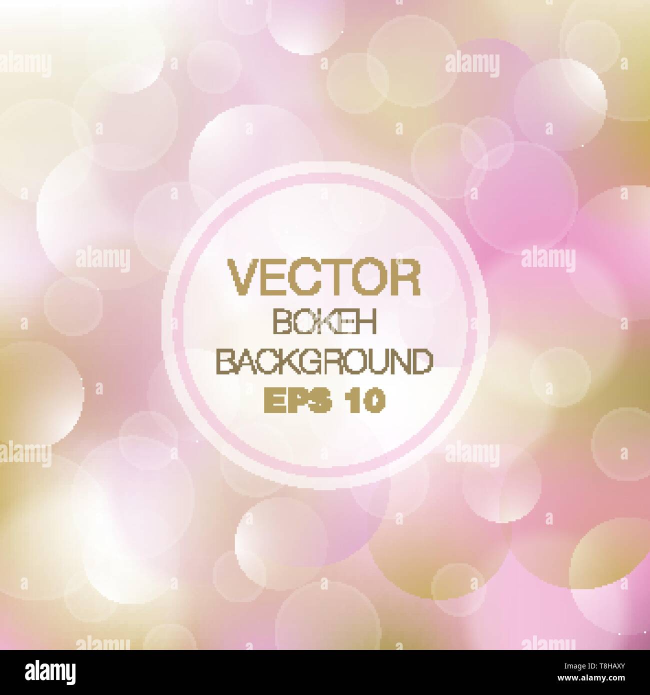 Light bokeh dots in Stock Vector Images - Alamy