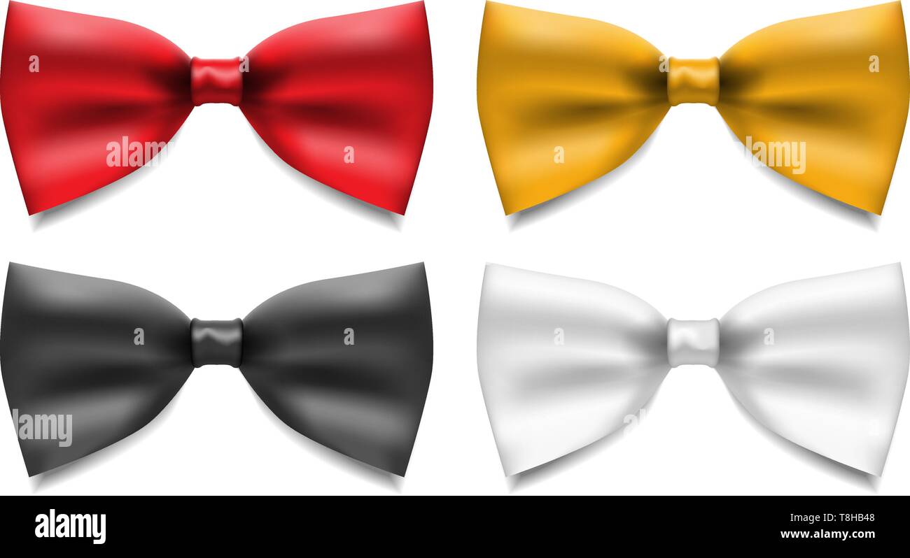 bow ribbon vector set Stock Vector Image & Art - Alamy