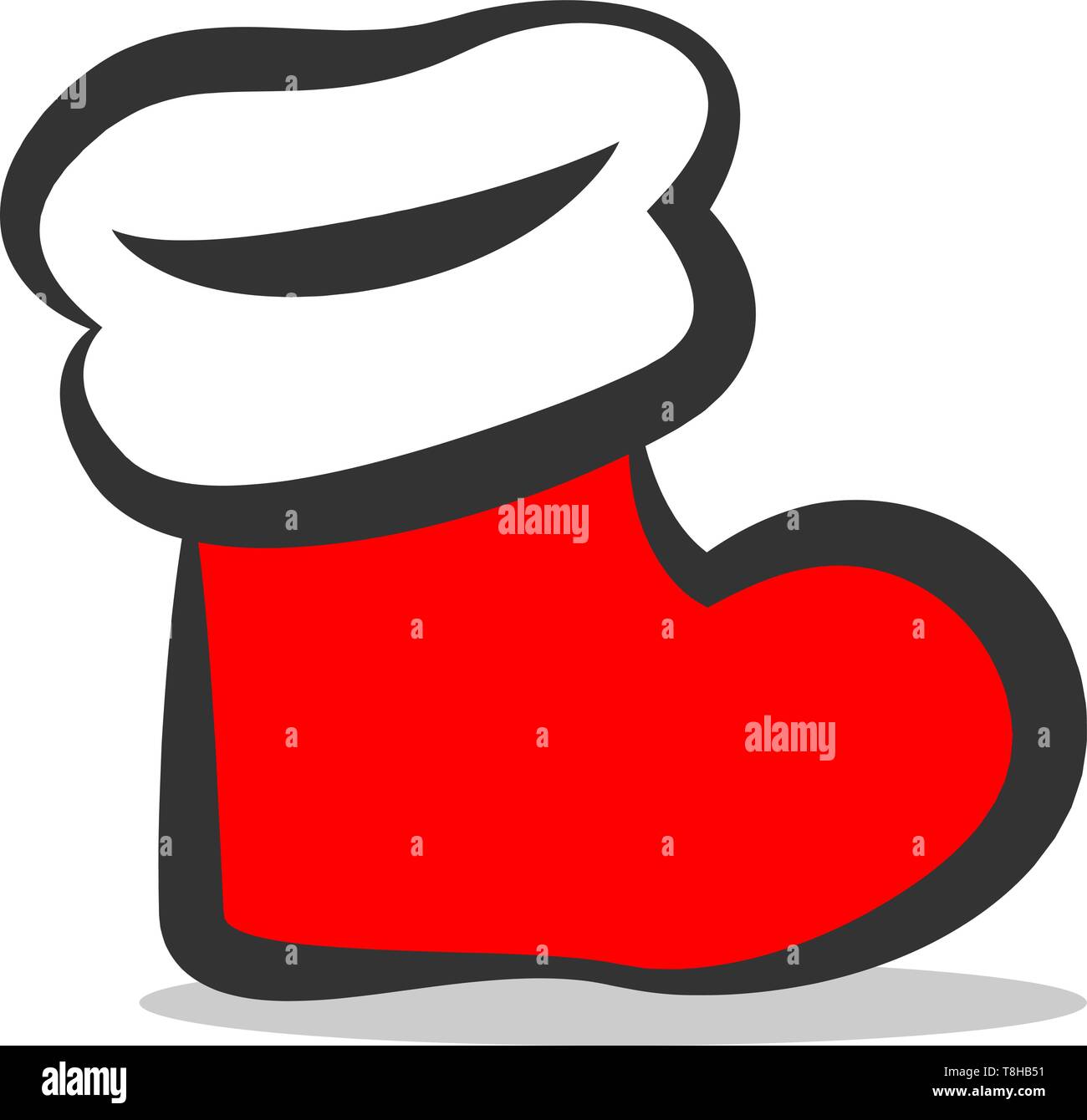 Christmas stocking vector icon Stock Vector Image & Art - Alamy