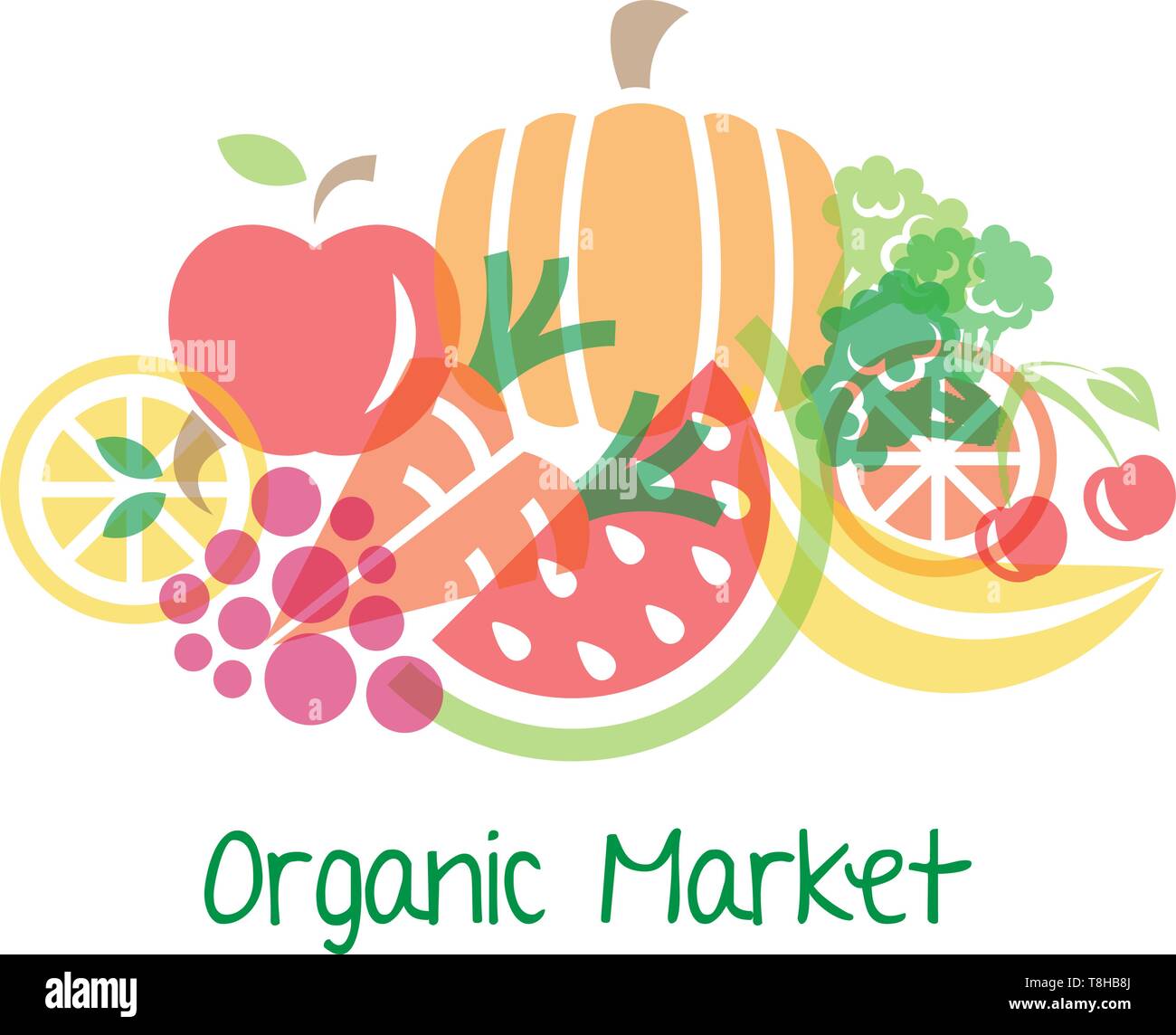 Fruit vegetable juice in Stock Vector Images - Alamy