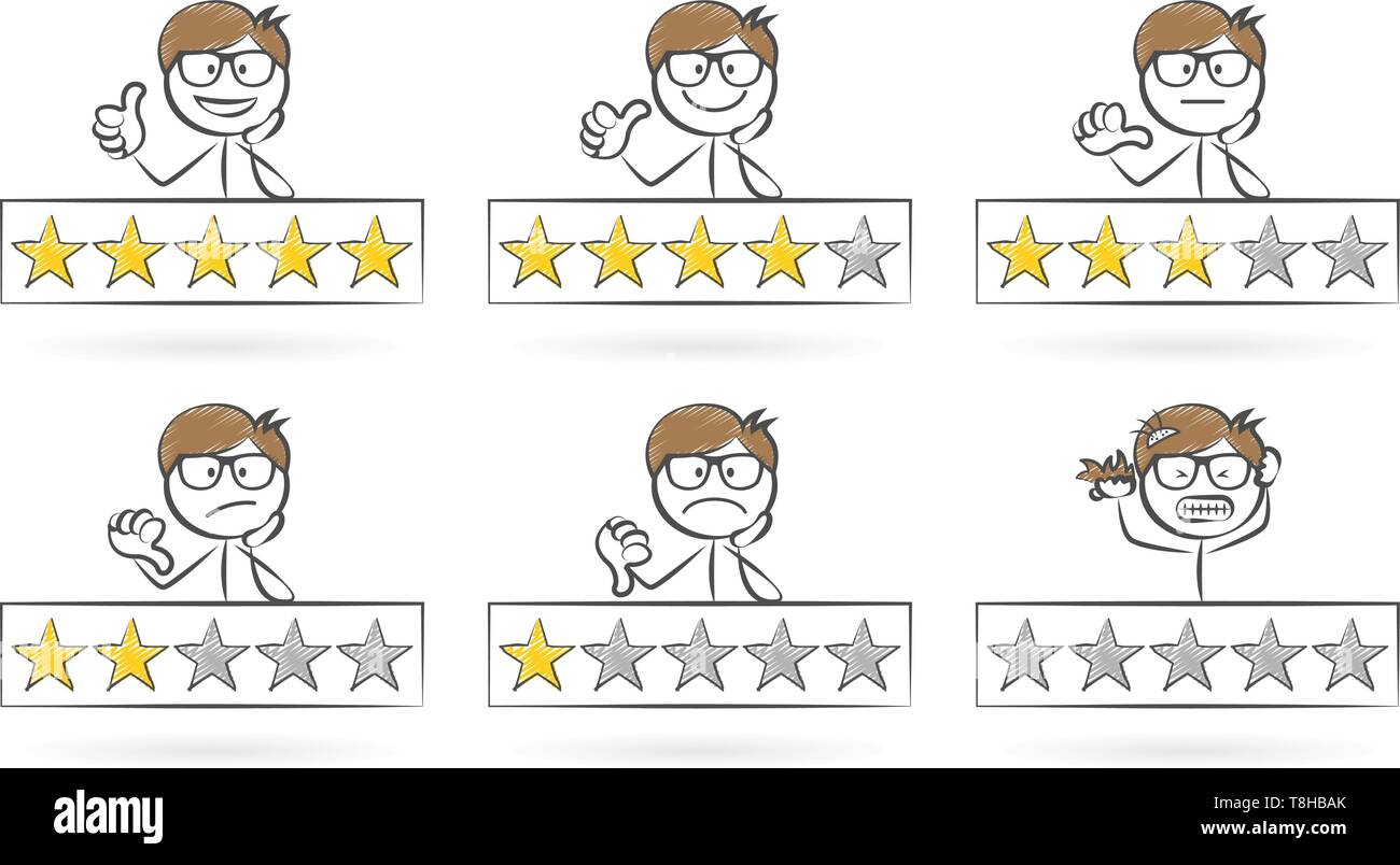 Star rating scale vector vectors hi-res stock photography and images ...
