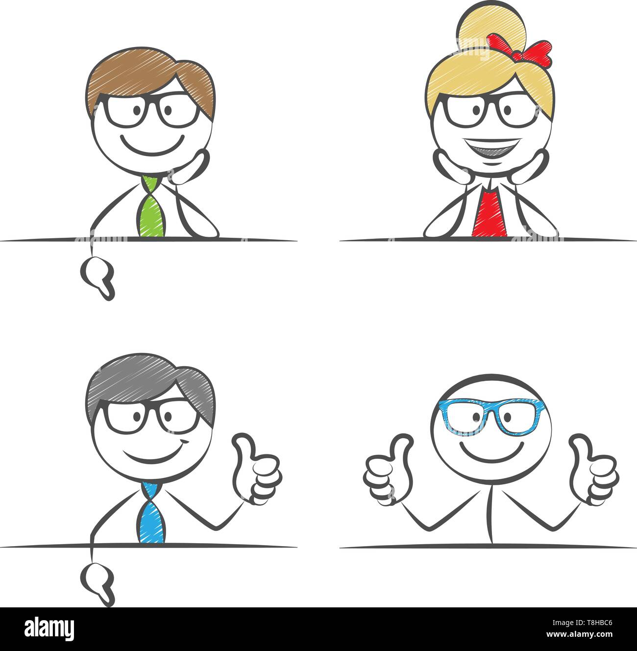 Stick figure drawing hi-res stock photography and images - Alamy