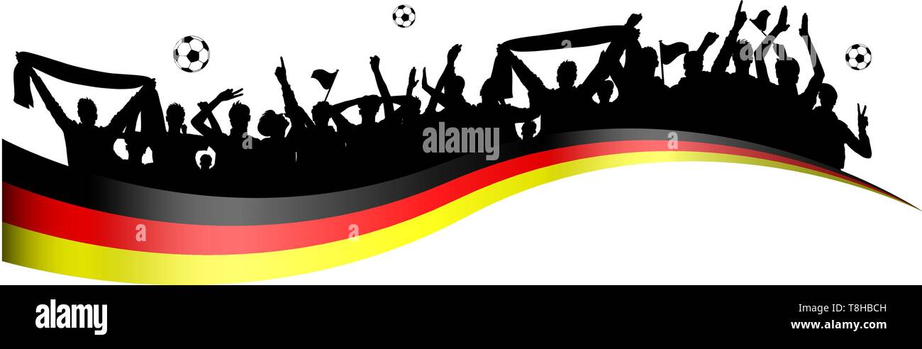football fans germany Stock Vector Image & Art - Alamy