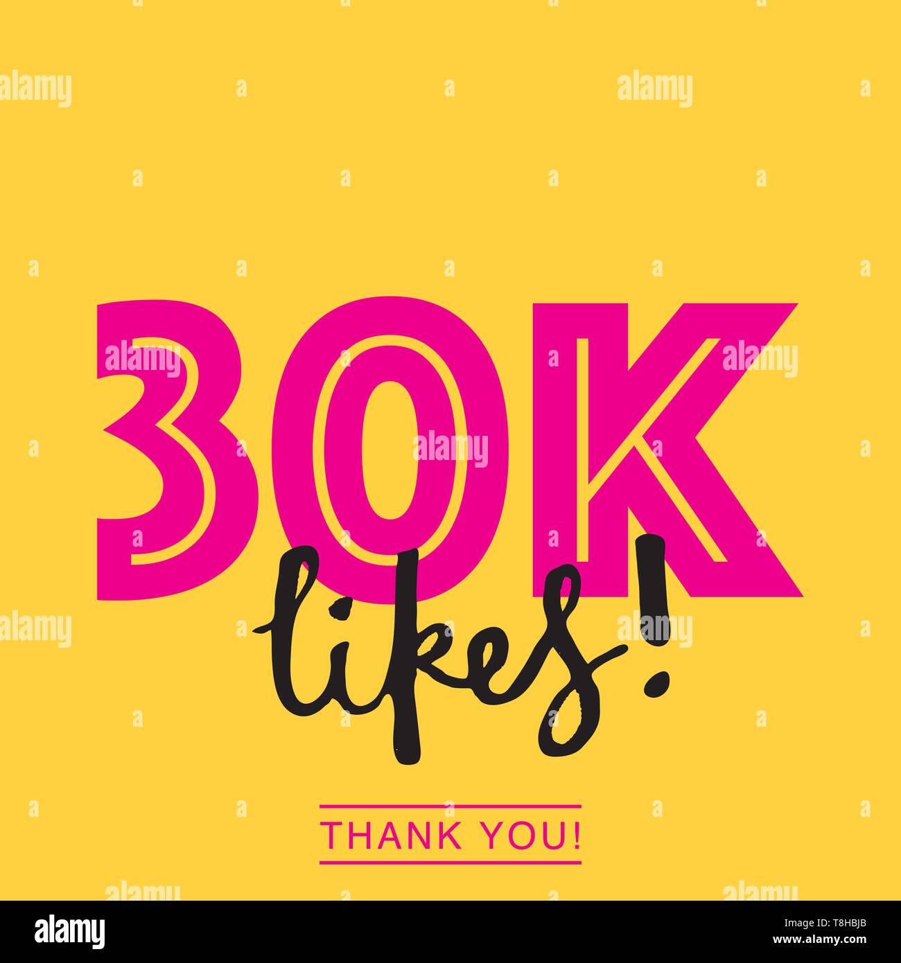 30k follower Stock Vector Images - Alamy