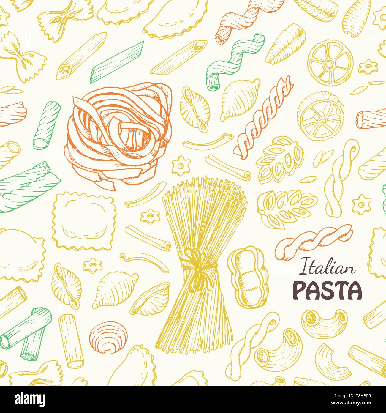 Spaghetti pattern vector hi-res stock photography and images - Alamy