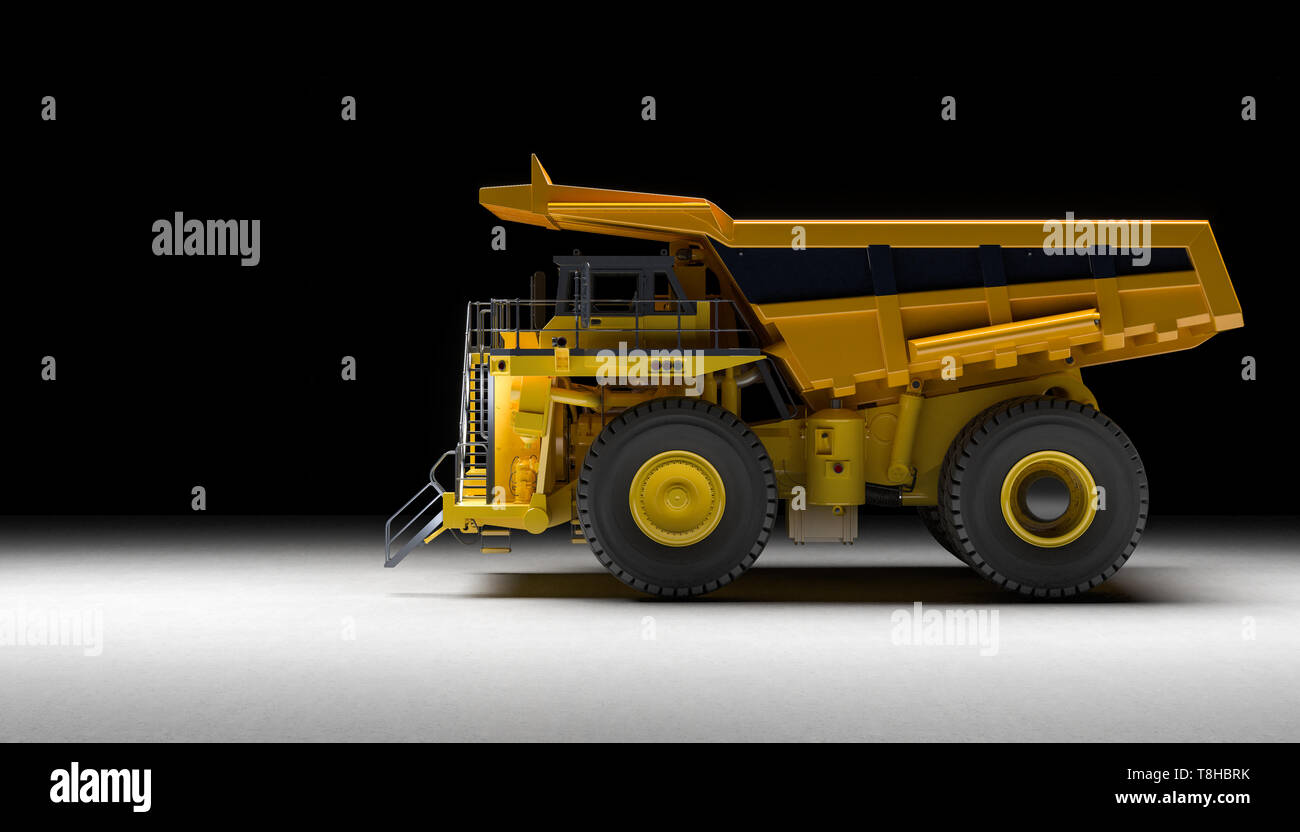 Dump truck side view hi-res stock photography and images - Alamy