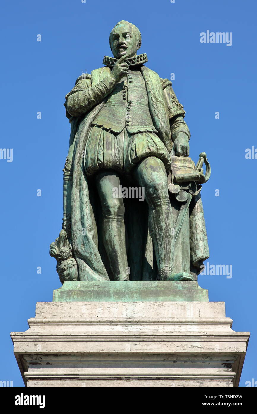 The Statue of Prince William the first, Prince of Orange (1533, 1584 ...