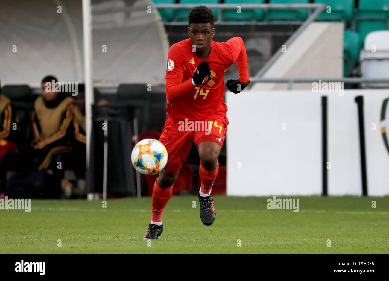 Belgium's Jeremy Landu Stock Photo - Alamy